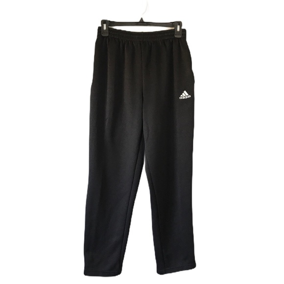 adidas | Pants & Jumpsuits | Euc Adidas Black Blue White Stripe ...